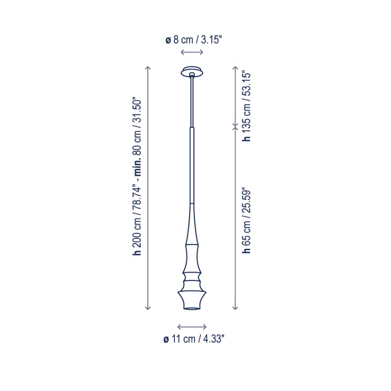 Slend 02 Pendant Light